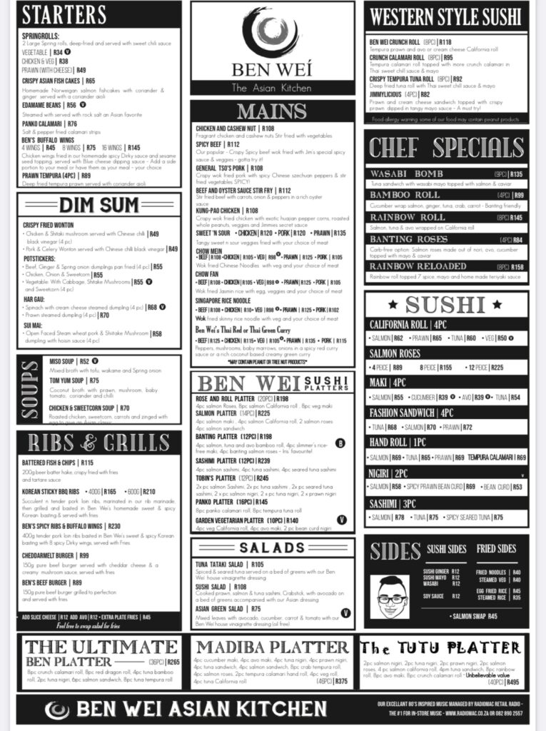 Ben Wei Sushi – Asian Fusion